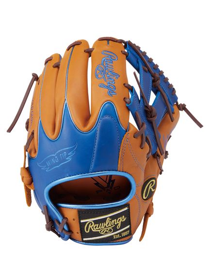 ローリングス Rawlings ソフト HYPER TECH R2G COLORS(ハイパーテックアールツージーカラーズ)565W-リッチタン/ロイヤル ソフトボールグラブ