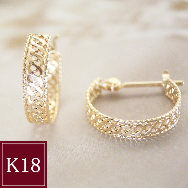 ピアス レディース 18k 18金 k18 フープピアス 地金 品番FJ-041 2営業日前後の発送予定の通販はau PAY マーケット - ヴィーナス ジュエリー | au PAY ...