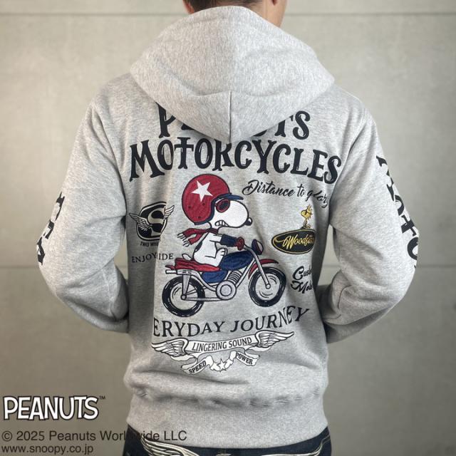 FLAG STAFF SNOOPY コラボ ZIP パーカー (453003) 【送料無料】フラッグスタッフ スヌーピー 刺繍