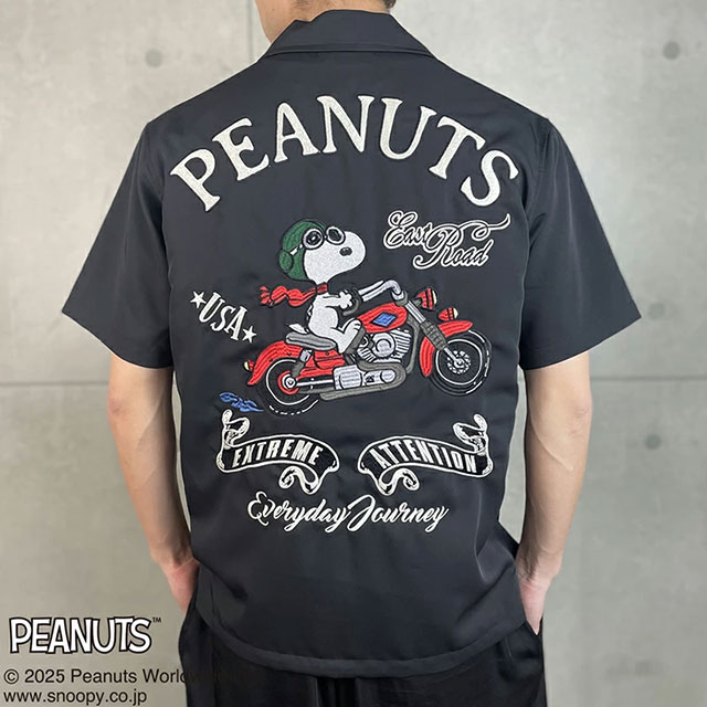 FLAG STAFF SNOOPY コラボ 半袖シャツ (452099) 【送料無料】フラッグスタッフ スヌーピー ALL刺繍