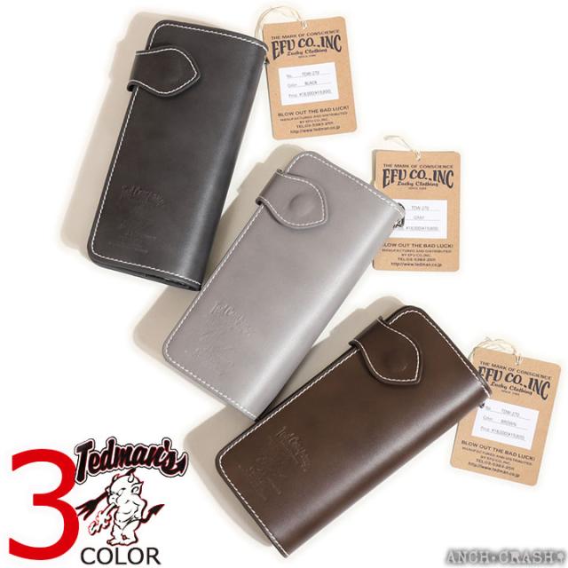 TEDMAN テッドマン レザー ロングウォレット (TDW-270) 【送料無料】財布 牛革 本皮 エフ商会