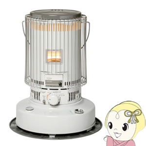 トヨトミ 対流型石油ストーブ ホワイト KS-67H-W 電源不要 遠赤外線 ニオイセーブ消火 電子点火 防災推奨品 おしゃれ