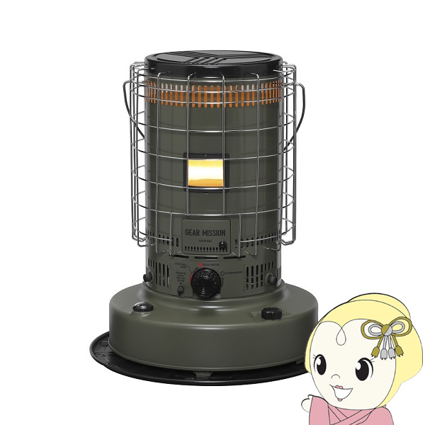 在庫あり　トヨトミ 石油 対流形ストーブ GEAR MISSIONシリーズ コンクリート24畳/木造17畳 遠赤外線 限定モデル KS-GE67-G