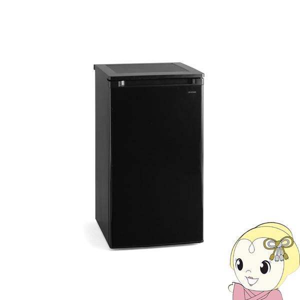 冷凍庫 アイリスオーヤマ 60L 前開きタイプ ブラック IUSD-6B-B