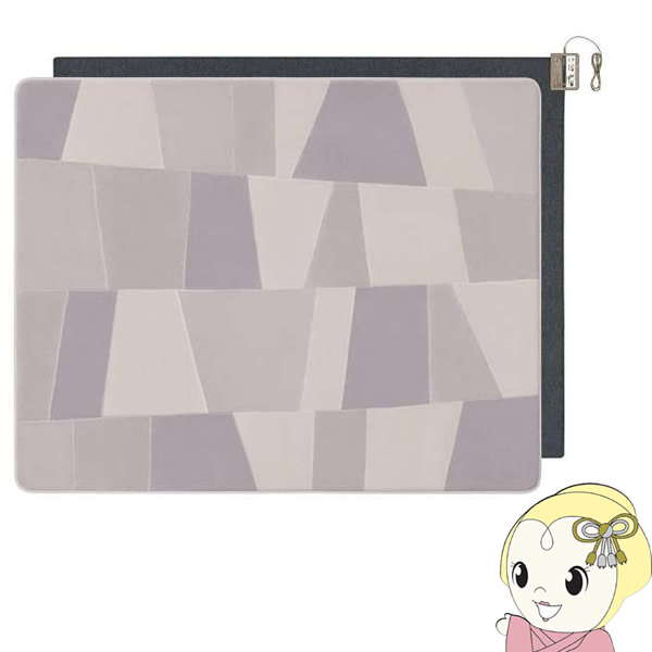 [予約]パナソニック　ホットカーペット 着せ替えカーペット セットタイプ 3畳相当 グレー DC-3NKC2-H