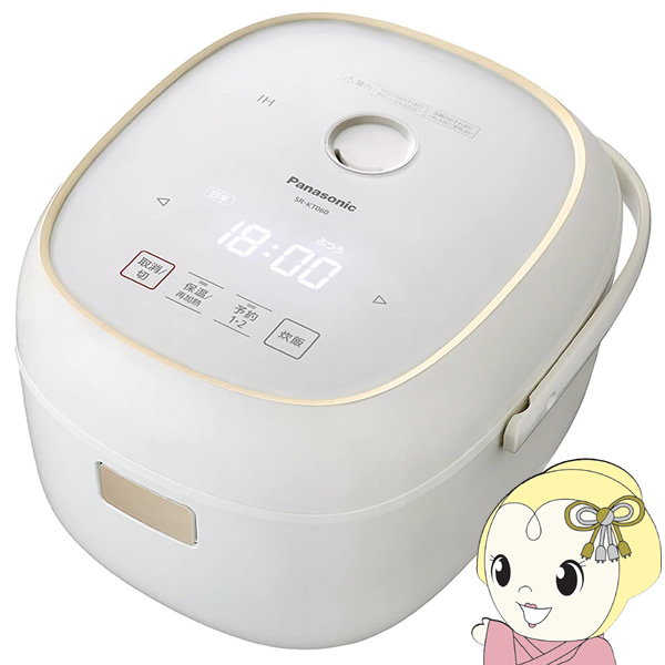 パナソニック IHジャー炊飯器 3.5合炊き ホワイト SR-KT060-W