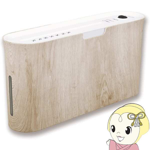 アスカ Asmix マイクロカットシュレッダー 木目調 コンパクト卓上シュレッダー B07WD