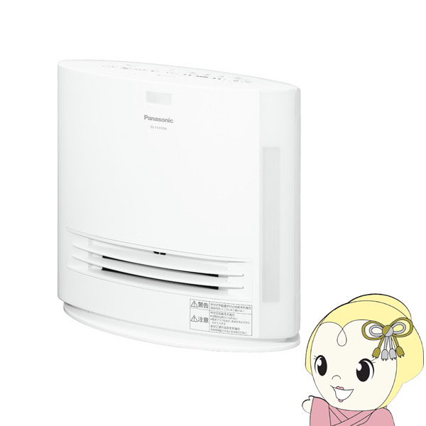 [予約]セラミックファンヒーター　パナソニック　Panasonic　加湿機能付きセラミックファンヒーター　ナノイーX　ホワイト　DS-FKX1206-W