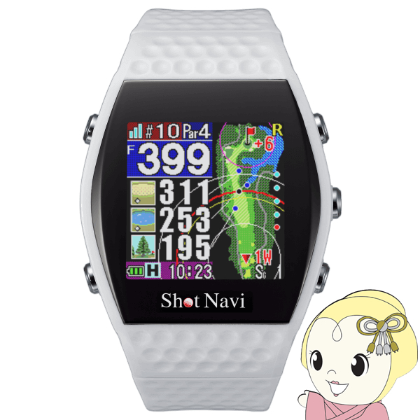 テクタイト Shot Navi ショットナビ INFINITY インフィニティ 腕時計型GPSゴルフナビ ホワイト Green Eye搭載  INFINITY-WH