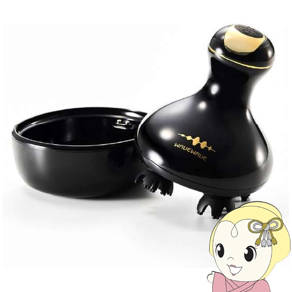 在庫あり　セブンウェイブ WAVEWAVE EMS Scalp Head SPA スカルプヘッドスパ 電動 電気針 赤LED 振動 電気ブラシ リフトアップ 頭皮  頭皮ケア WAVEWAVE-012