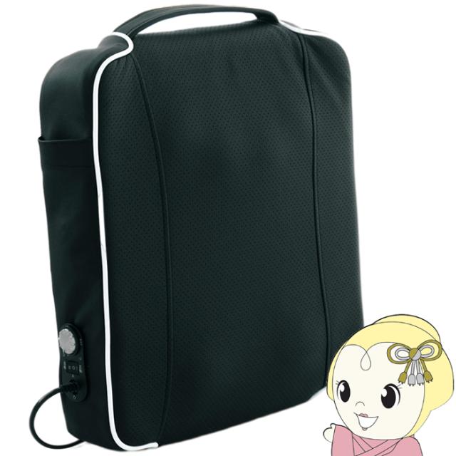 電器マッサージ器 クロシオ CECIL セシル クッション 正転 反転 小型マッサージ機 背中 腰 ストレッチ ブラック 58302