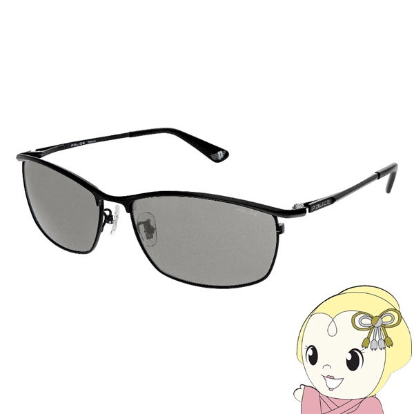 SPLM30J 0530 60 ポリス POLICE サングラス 2024年モデル ジャパンモデル VOLTAGE ボルテージ メタル スクエア フルリム メンズ チタニウム