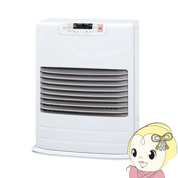 FF式石油ストーブ トヨトミ FF-V4524-W ホワイト 石油ファンヒーター 木造12畳/鉄筋19畳 タンク別置きタイプ 温風タイプ