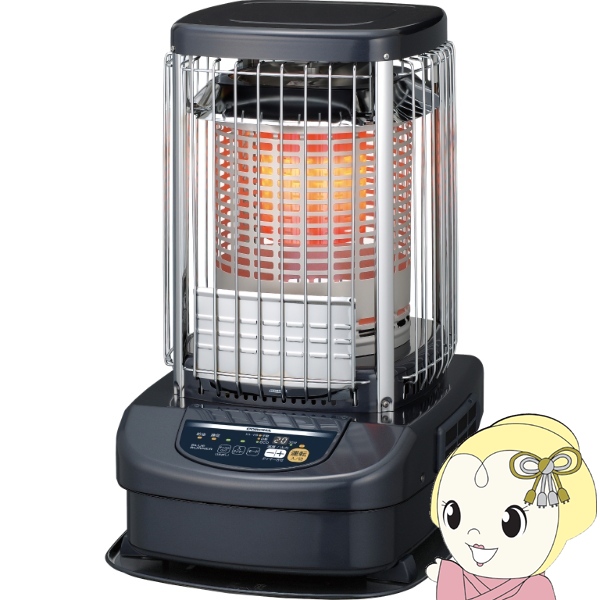 コロナ 対流式石油ストーブ ブルーバーナ GH-G19FS-A 木造48畳 コンクリート66畳 ブルーメタリック 全周温風（天板が熱くなりません）