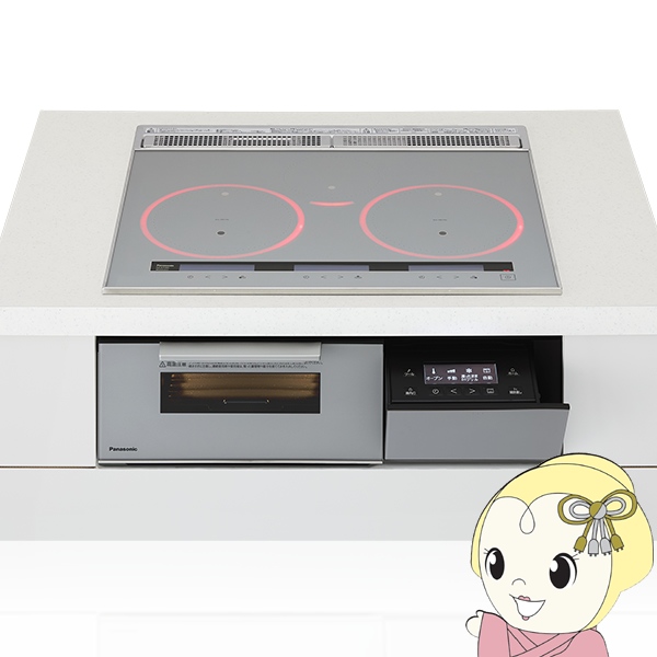 在庫あり　ビルトインIHクッキングヒーター パナソニック Panasonic Aシリーズ KZ-A1V6Sシルバー 幅60cm 3口IHダブルオールメタル対応