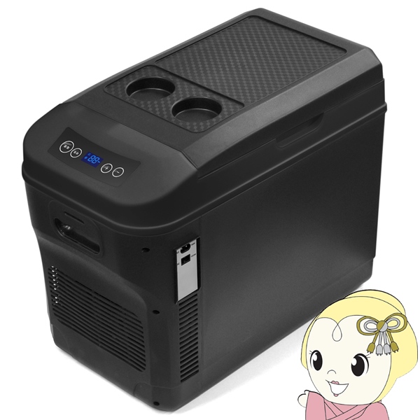 在庫あり　保冷温庫 冷温庫 ペルチェ方式 庫内容量24L 車載用 アウトドア ポータブル AC100V/DC12V/24V電源 保冷 保温 VERSOS ベルソス ブラック VS-481-BK