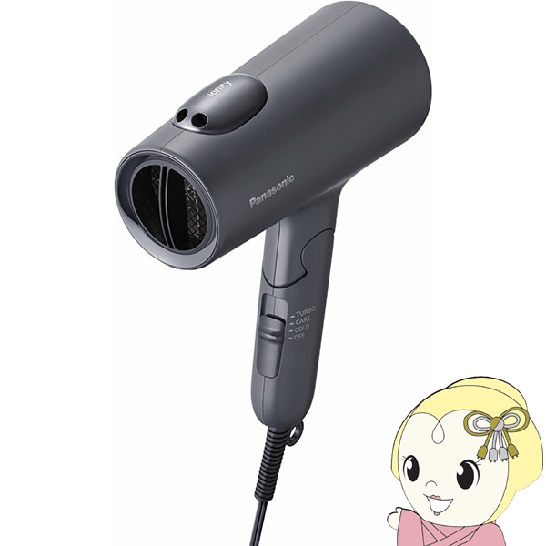 在庫あり　ヘアードライヤー 本体 Panasonic パナソニック ionity イオニティ EH-NE7M-H ダークグレー 大風量 ダブルミネラルマイナスイオン 速乾ノズル