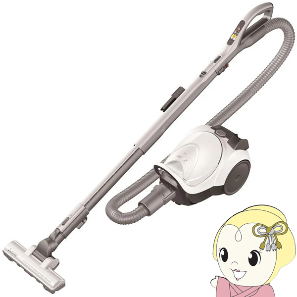 在庫あり　掃除機 三菱 MITSUBISHI 紙パック式クリーナー Be-K シャイニーホワイト TC-FJ2E-W