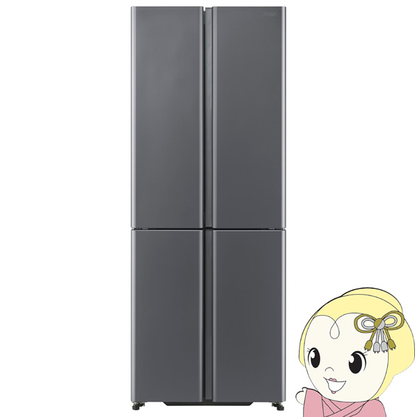 [予約 約1週間以降]冷蔵庫 【標準設置費込】 AQUA アクア 420L 4ドア TZシリーズ Special Edition ダークシルバー AQR-TZA42R-DS ぎおん