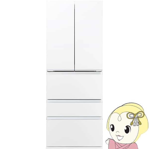 [予約 約1週間以降]冷蔵庫 【設置込】 AQUA アクア 501L 5ドア フレンチドア（観音開き）TXシリーズ AQR-TXA50R-W マットクリアホワイト　ぎおん