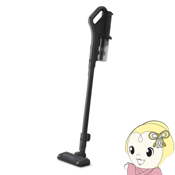 掃除機 アイリスオーヤマ 充電式サイクロンスティッククリーナー SCD-185PM-BH ナチュラルブラック