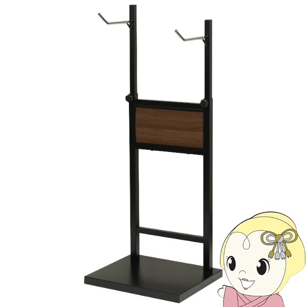 自転車スタンド 室内用 Lex レック 1台用 ブラック／ブラウン木目