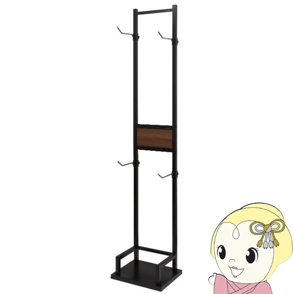 自転車スタンド 室内用 Lex レック 2台用 ブラック／ブラウン木目