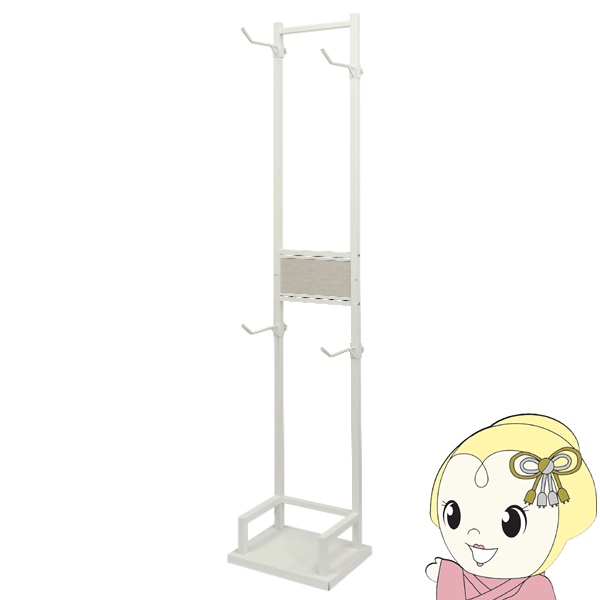 自転車スタンド 室内用 Lex レック 2台用 ホワイト／ホワイト木目