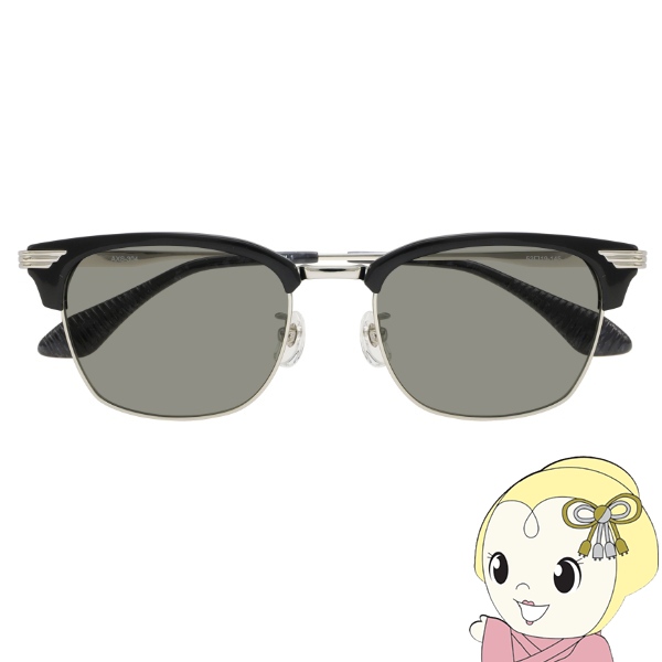 在庫あり　偏光サングラス サーモント AVIREX AXS-304 COL1 ブラック・シルバー ライトグリーンスモーク偏光 紫外線対策 ドライブ 運転 メンズ レディース