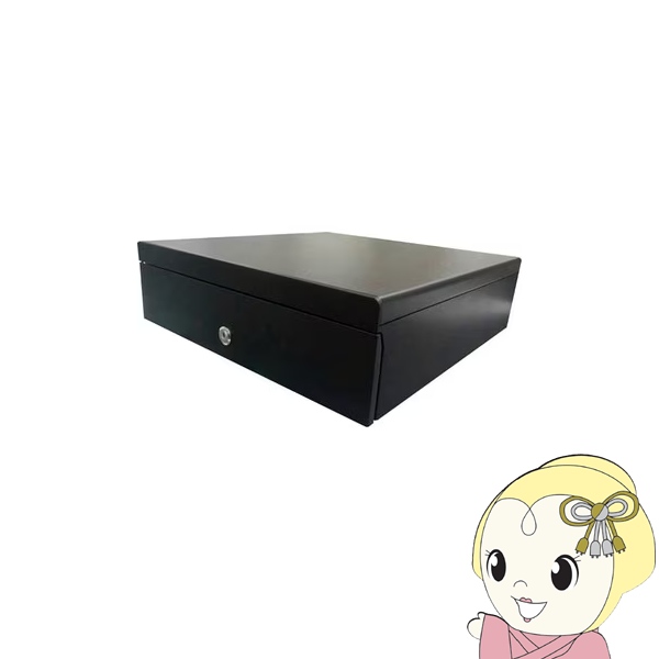 クローバー電子 電源開閉式 キャッシュドロアー DSSA-RPO-3B/6C B  ブラック