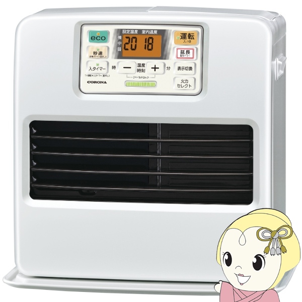コロナ 石油ファンヒーター FH-ST3625BY-W STシリーズ 木造10畳/鉄筋13畳 パールホワイト 省エネ おしゃれ 石油ストーブ