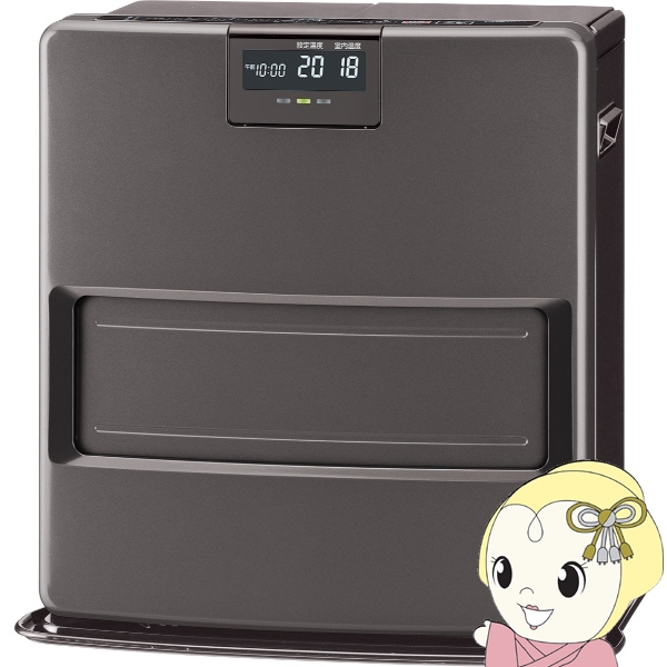 コロナ 石油ファンヒーター FH-VX3625BY-H VXシリーズ 木造10畳/鉄筋13畳 グレー 省エネ おしゃれ 石油ストーブ