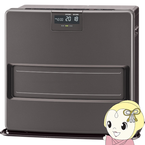 コロナ 石油ファンヒーター FH-VX5725BY-H VXシリーズ 木造15畳/鉄筋20畳 グレー 省エネ おしゃれ 石油ストーブ