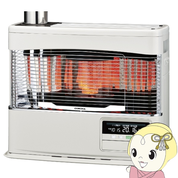 [予約]コロナ 煙突式輻射石油ストーブ SV-7025PK-W PKシリーズ 煙突式輻射 木造18畳 コンクリート29畳 ホワイト
