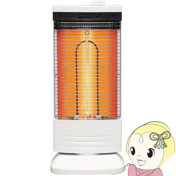 電気ヒーター トヨトミ TOYOTOMI 速暖カーボンヒーター＆遠赤シーズヒーター 速暖遠赤外線電気ヒーター EWH-CS100P-W