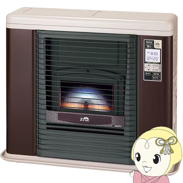 【メーカー直送】 石油ストーブFF式 ふく射 ゼータス イング FFR-703SX E BR 長府製作所 サンポット スコッチブラウン