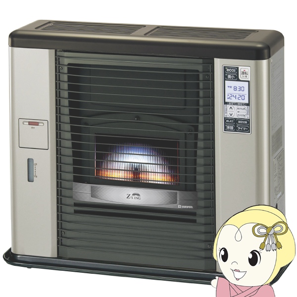 【メーカー直送】 石油ストーブ FF式 ふく射 ゼータス イング 床暖房内蔵 UFH-703RX E SB 長府製作所 サンポット シェルブロンド