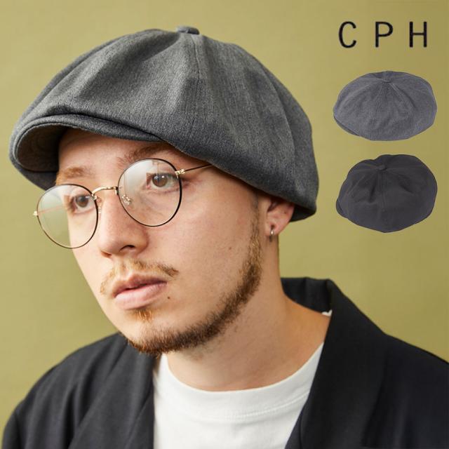 CPH C-PLUS HEAD WEARS 530TC TWILL CASQUETTE キャスケット メンズ レディース 洗える 洗濯できる 帽子 ハンチングハット キャップ 通気性 速乾性 メッシュ ユニセックス ギフト プレゼント ブラック 黒 送料無料