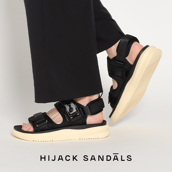 HIJACK SANDALS スポーツサンダル シューズサンダル ストラップサンダル 厚底 楽ちん ビーチ 普段使い インドネシア ブランド ハイジャックサンダルス メンズ レディース ユニセックス 黒 ブラック Alto Orca Mach-1 ORCA 送料無料