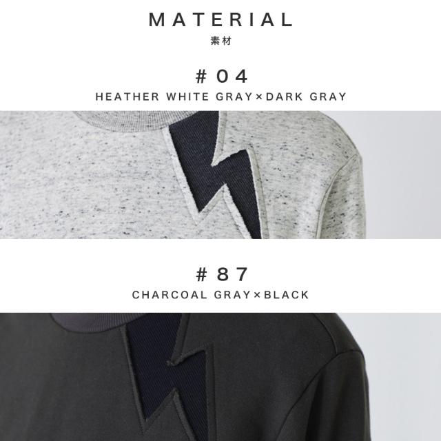 DIET BUTCHER スウェット Lightning detail sweat shirt スウェット