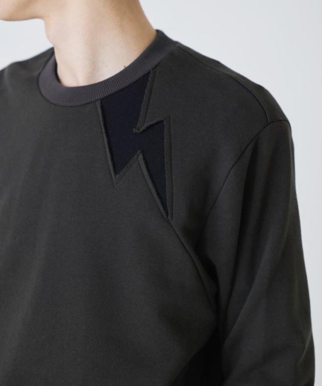DIET BUTCHER スウェット Lightning detail sweat shirt スウェット