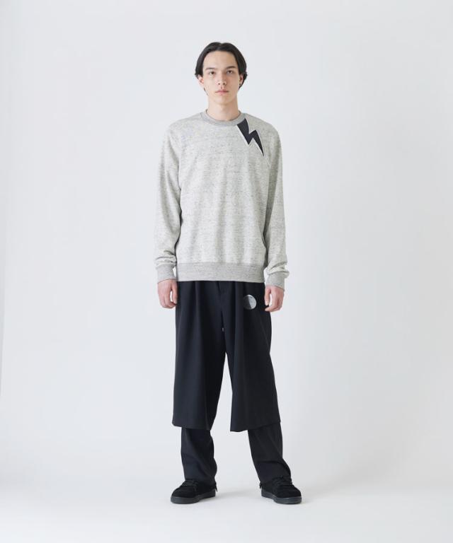 DIET BUTCHER スウェット Lightning detail sweat shirt スウェット