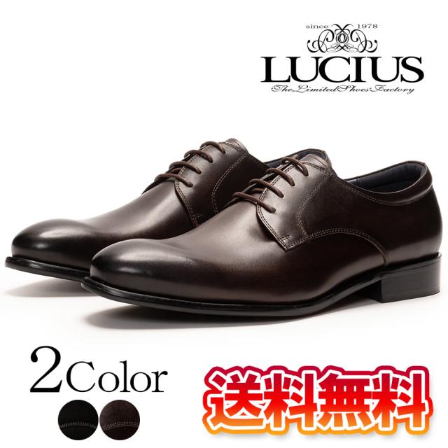 送料無料 ビジネスシューズ メンズ 外羽根 幅広 3e 紳士靴 オックスフォードシューズ ブラック 黒 ブラウン 本革 革靴 フォーマルキレカジ 結婚式 靴 紐 ビジネス レザー シューズ きれいめ エレガント ブランド LUCIUS ルシウス