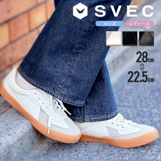 SVEC スニーカー 3E相当 EEE ユニセックス 通勤 通学 アウトドア キャンプ イベント フェス きれいめ 普段使い ジャーマントレーナー ホの通販はau PAY マーケット - 靴の ...