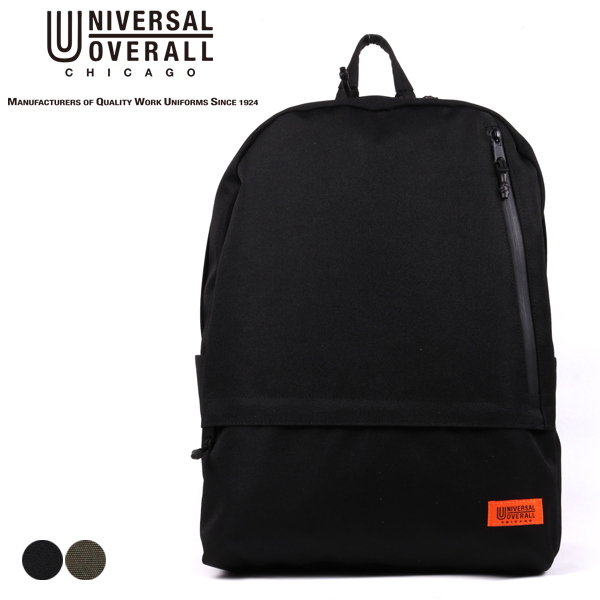 【取り寄せ商品】UNIVERSAL OVERALL リュック ユニバーサルオーバーオール バッグ ブランド メンズ レディース 大容量 通学 通勤 軽量 リュックサック マザーズリュック 背面ポケット 撥水 11ポケット 収納 可愛い ブラック 黒