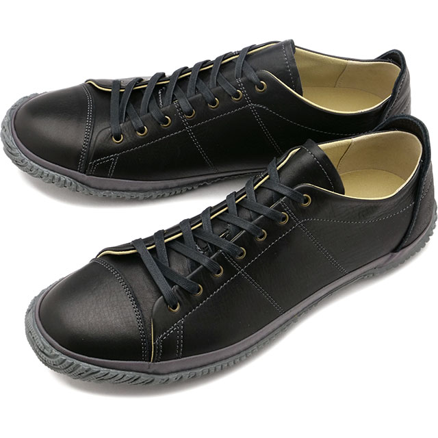 スピングル SPINGLE スニーカー [SP272-05] SP-272 メンズ・レディース 日本製 オイルワックスレザー Black ブラック 正規取扱店