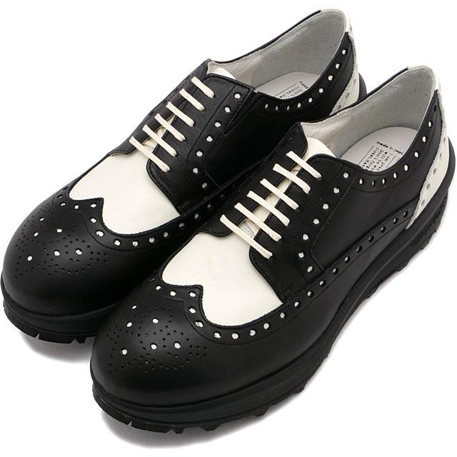 ショセ トラベルシューズ TRAVEL SHOES by chausser トラベル シューズ バイ ショセ アクティブ ウィングチップシューズ [TRA-027 SS25] Active Wing tip shoes レディース 靴 日本製 生活防水 ビブラムソール ブラック/ホワイト BL/WHC 正規取扱店
