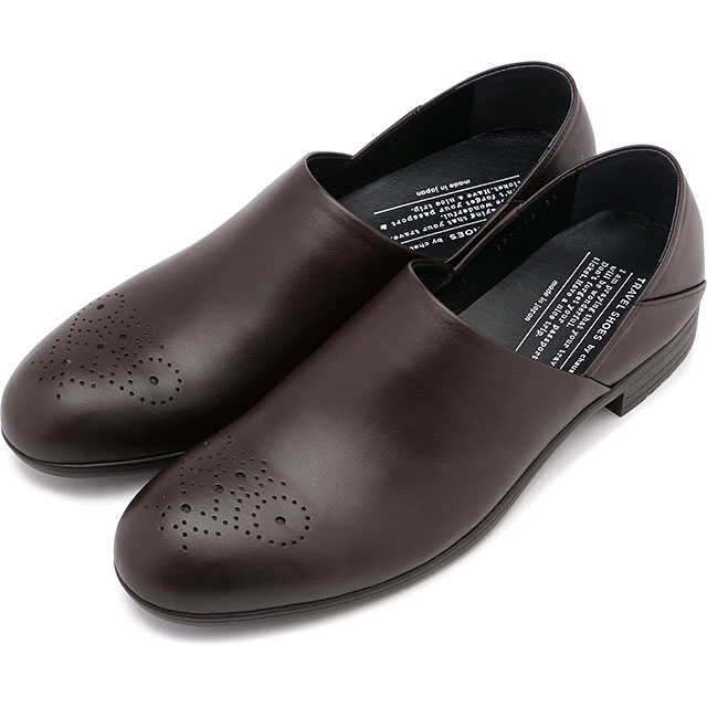ショセ トラベルシューズ TRAVEL SHOES by chausser トラベル シューズ バイ ショセ ドクターシューズ [TR-010 SS25] Doctor’s shoes レディース 靴 日本製 生活防水 ビブラムソール ダークブラウン DBR 正規取扱店