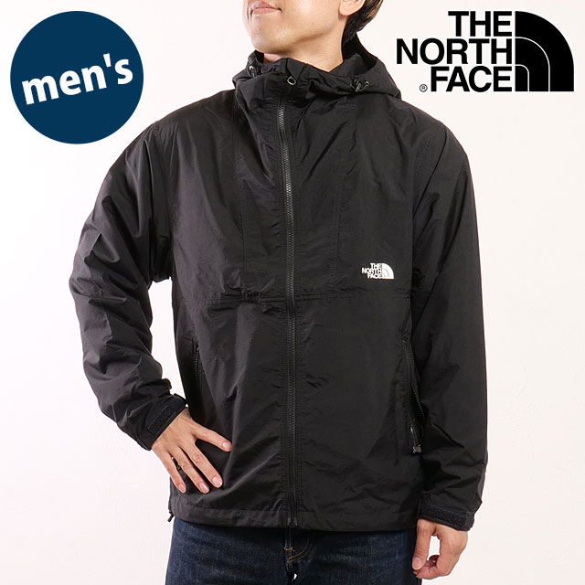 ザ・ノース・フェイス THE NORTH FACE コンパクトジャケット [NP72530-K FW25] Compact Jacket メンズ TNF アウトドア ライトアウター ナイロンジャケット 撥水 ブラック 正規取扱店