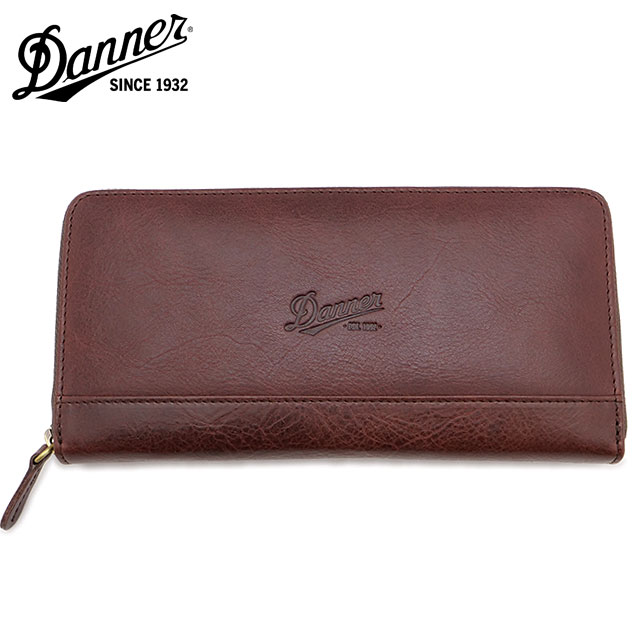 ダナー Danner ラウンド ロングウォレット [B-016/688839-0002 FW25] ROUND LONG WALLET メンズ 長財布 革製 D.BROWN 正規取扱店